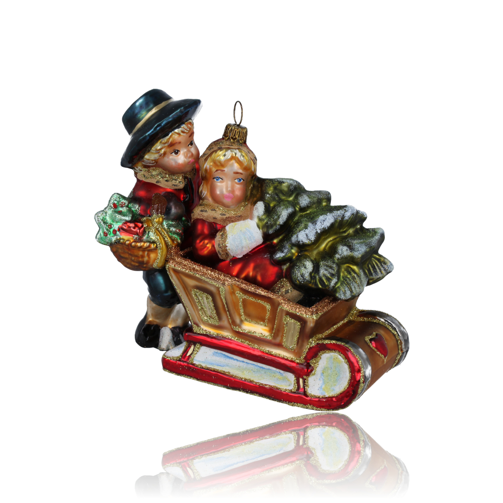 Berniukas su šuniuku - Eglės žaislai